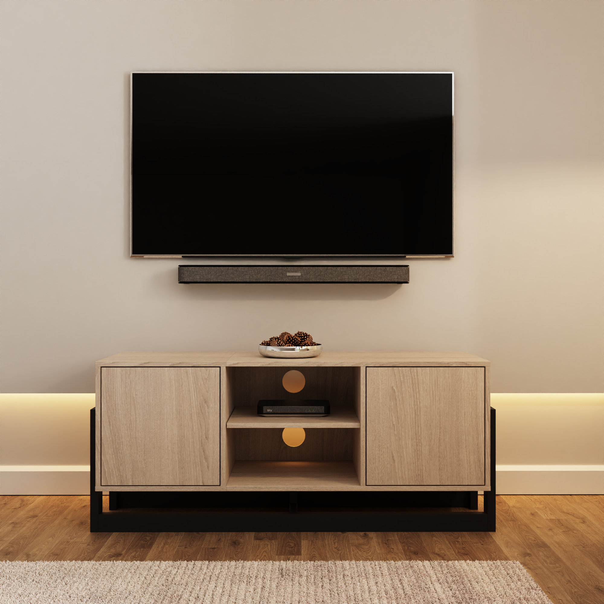 Borough Wharf Annajo 2 Door TV Unit | Wayfair.co.uk