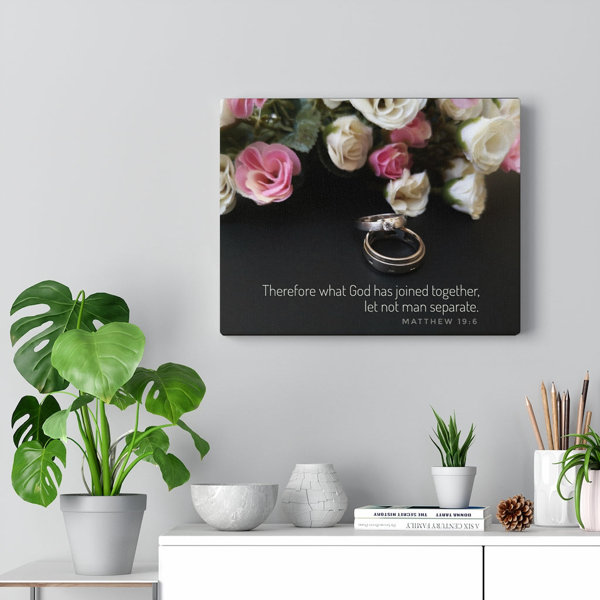 Blue Elephant God Has Joined Together - Wrapped Canvas Print | Wayfair ...