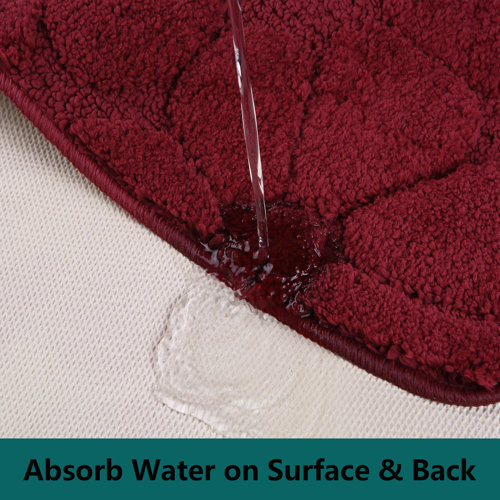 Ebern Designs Bath Rug with Non-Slip Backing | Wayfair