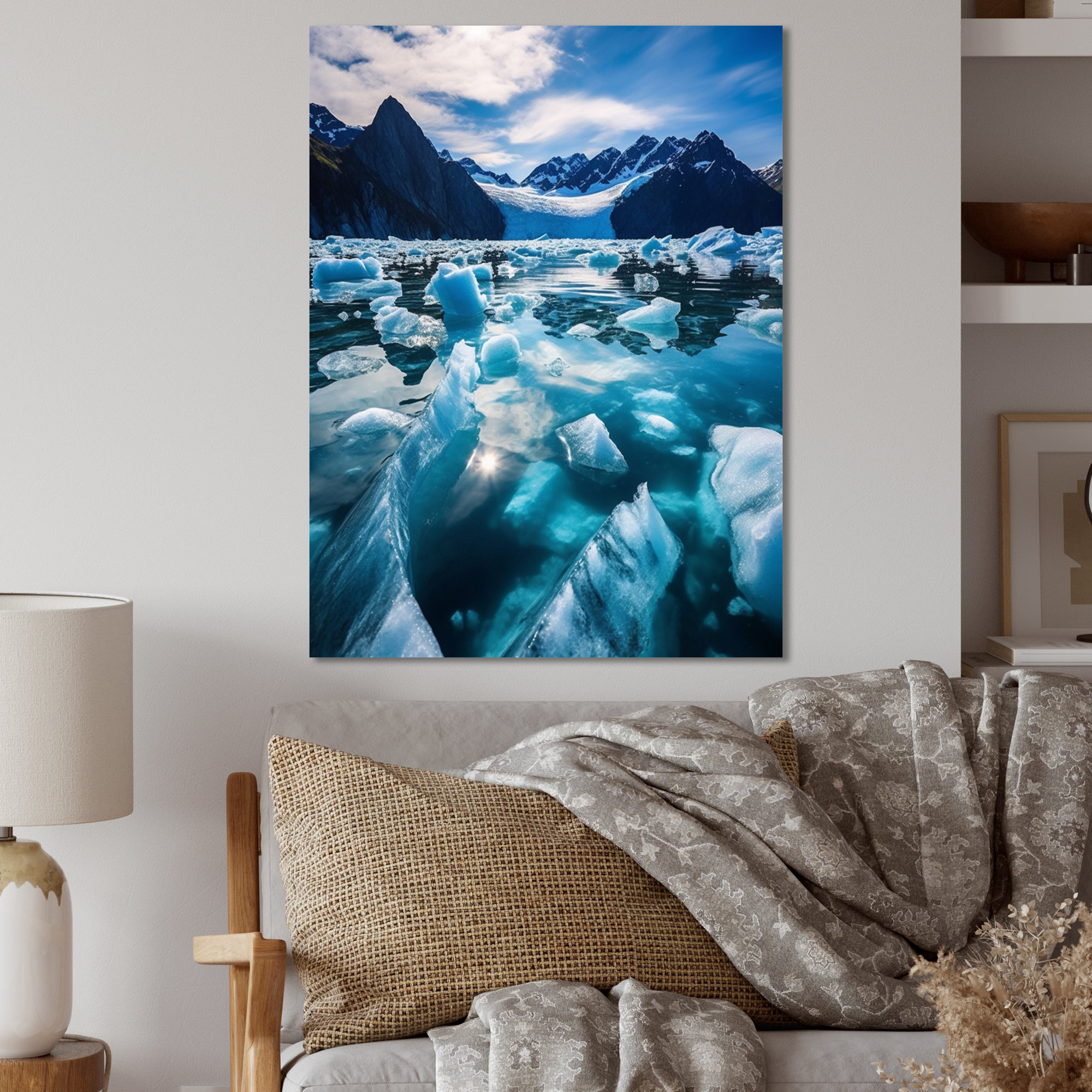 Wade Logan Breathtaking Glaciers in Alaska III - Unframed Print on ...