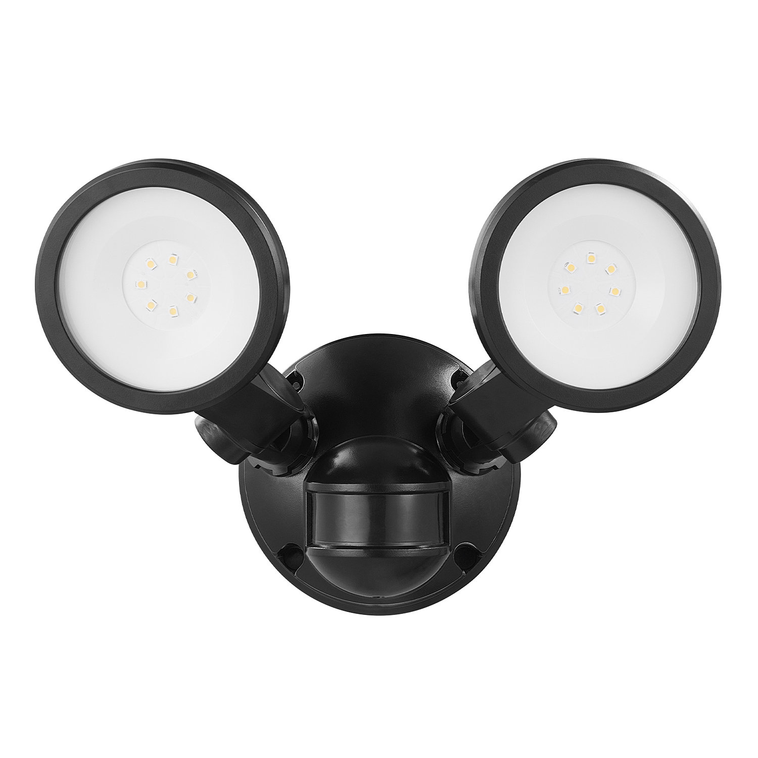 Globe Electric Company Motion 2 - Head Hardwired Outdoor Security Flood ...