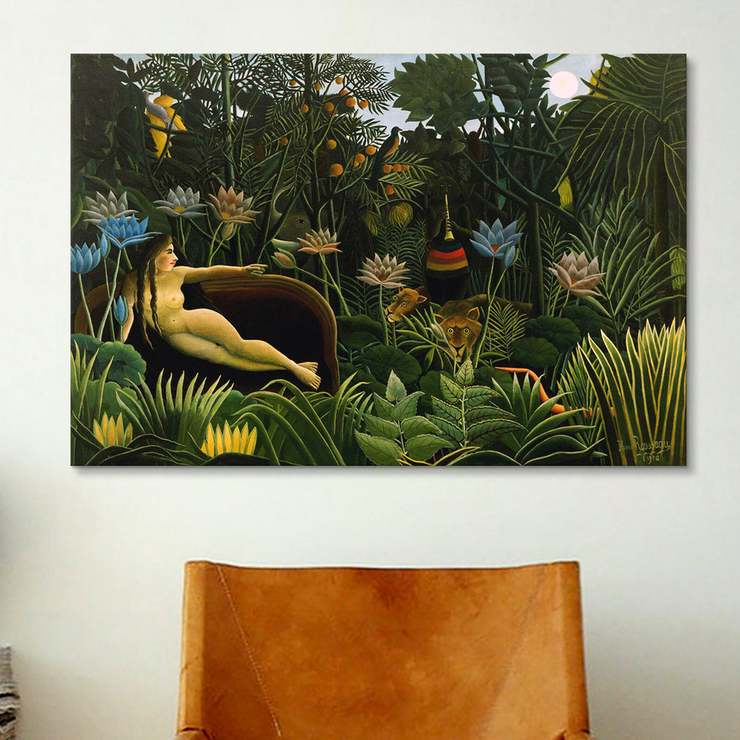 iCanvas 'The Dream 1910' by Henri Rousseau Painting Print on Canvas ...