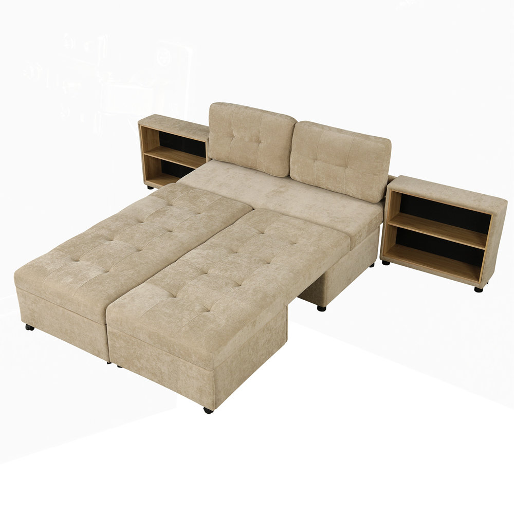 Latitude Run® Versatile Sofa Bed Modular Sofa Free-combined Sofa with ...