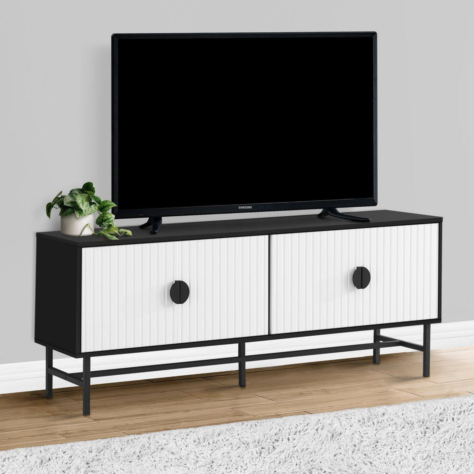 Latitude Run® Tv Stand, 60 Inch, Console, Media Entertainment Center ...