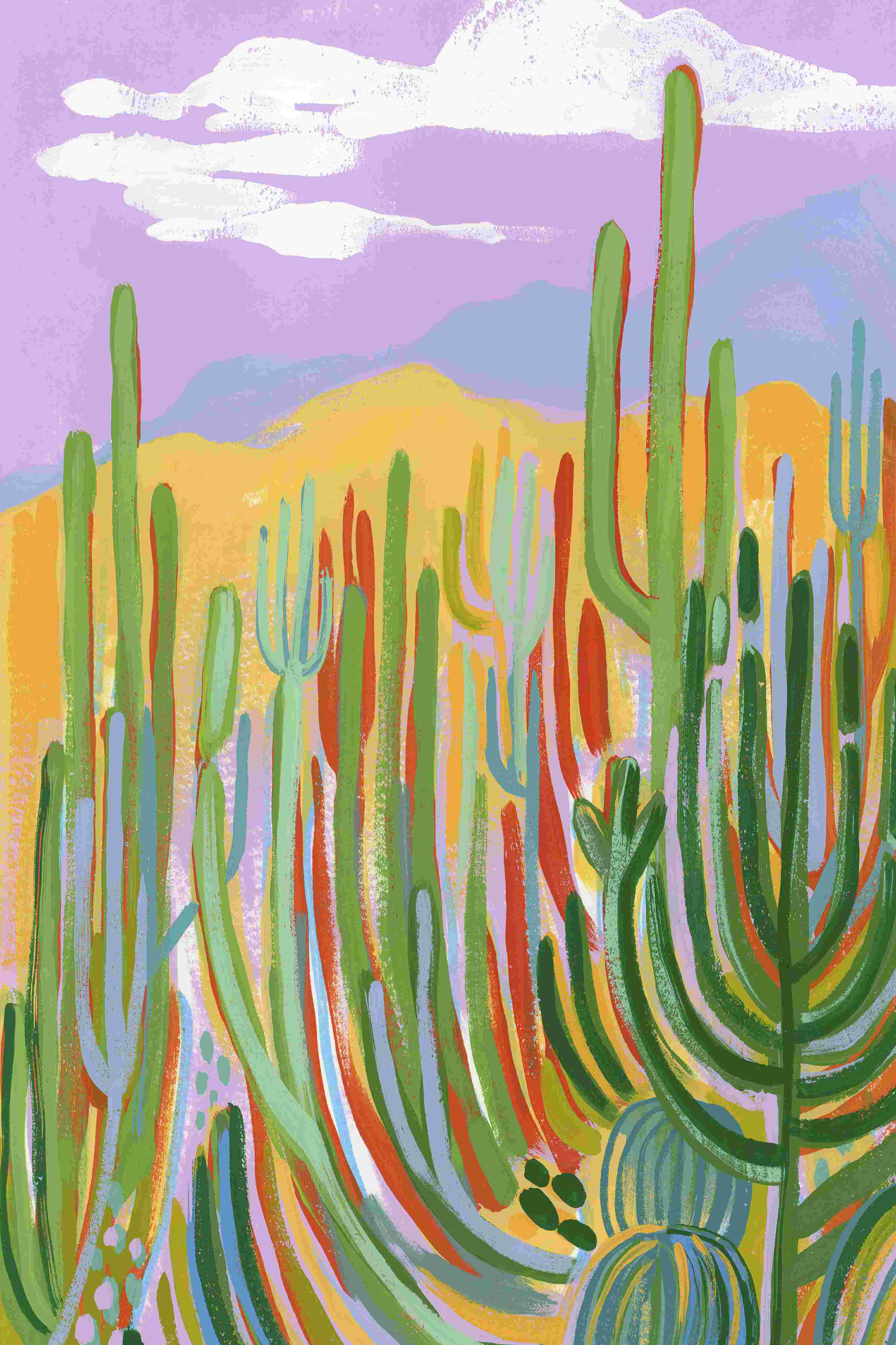 Union Rustic Lavender Desert II by Laura Marr - Print - Wayfair Canada