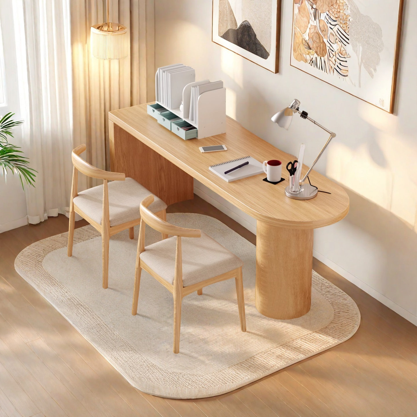 Ebern Designs Study & Office Writing Table | Wayfair