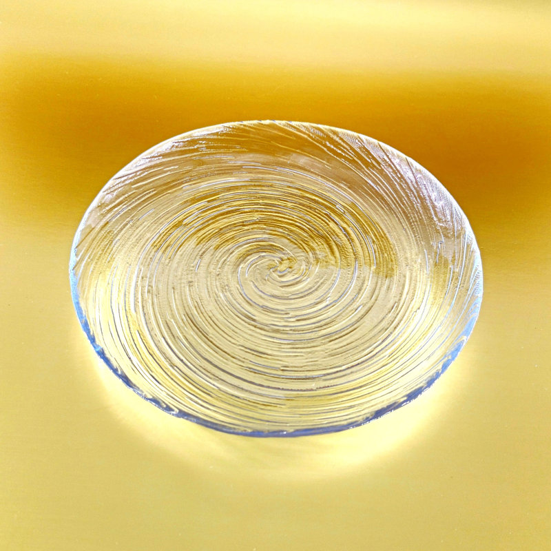 Wrought Studio™ Lyalya Glass Salad Plate Set of 12 | Wayfair