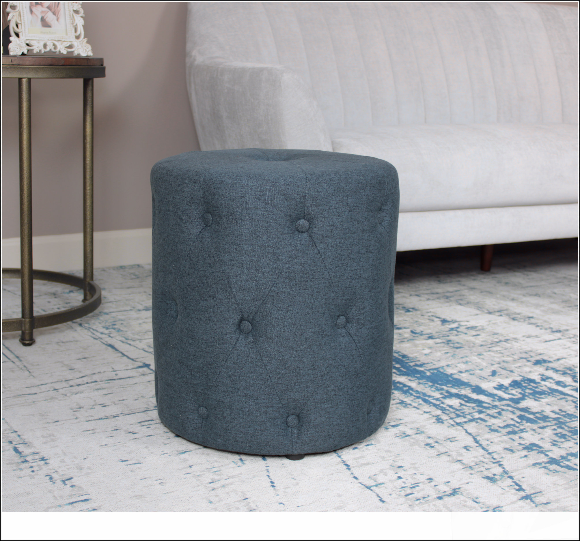 Hokku Designs TUFT PUFF Ottoman Comfortable choice, multiple functions ...