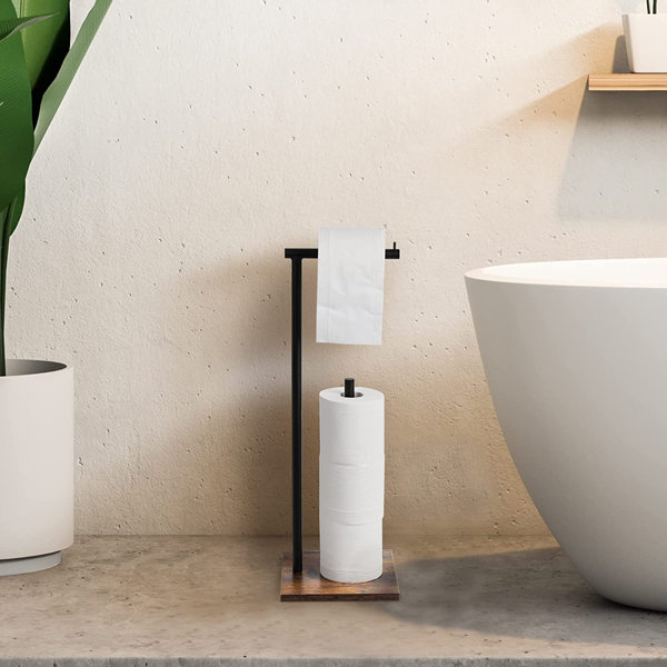 Haitral Freestanding Toilet Paper Holder & Reviews | Wayfair
