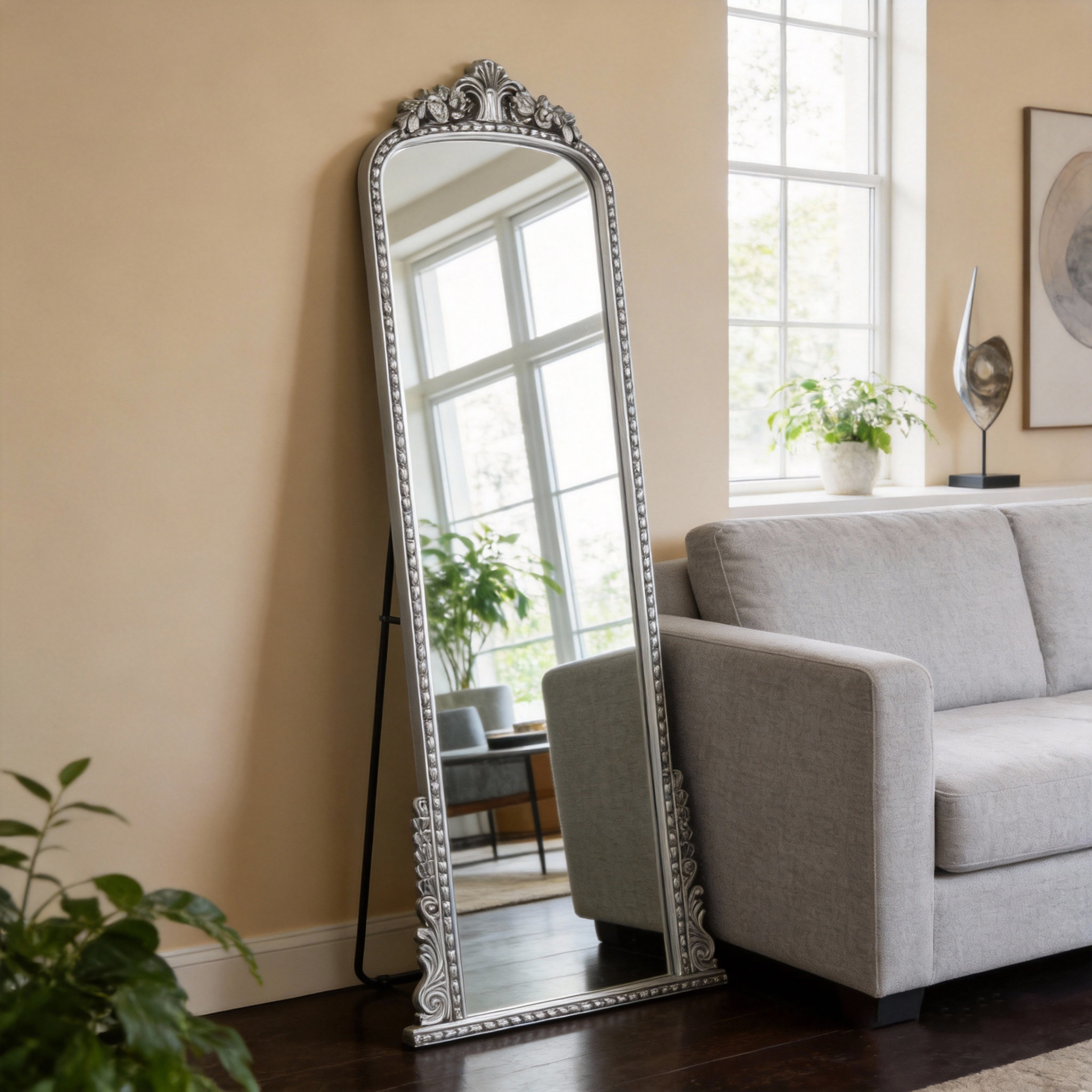 Blue Elephant Shyfoy 80x180cm Full Length Mirror Vintage Arched Accent ...