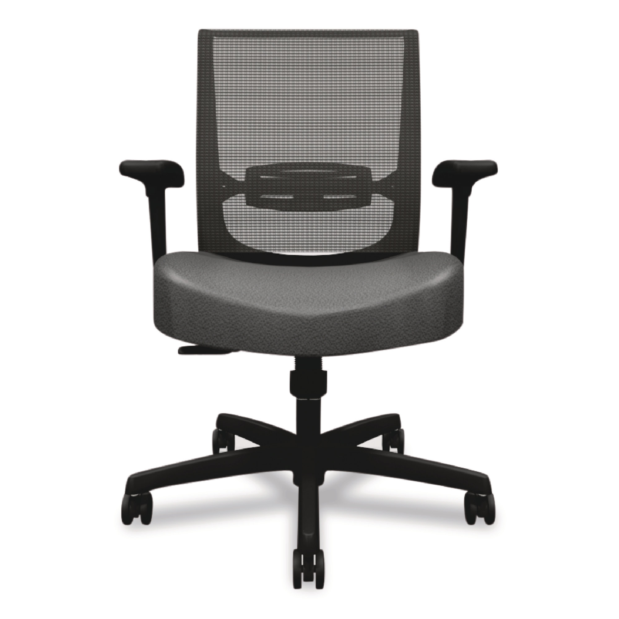 HON® HON Convergence Mid-Back Task Chair, Swivel-Tilt, Supports Up to ...