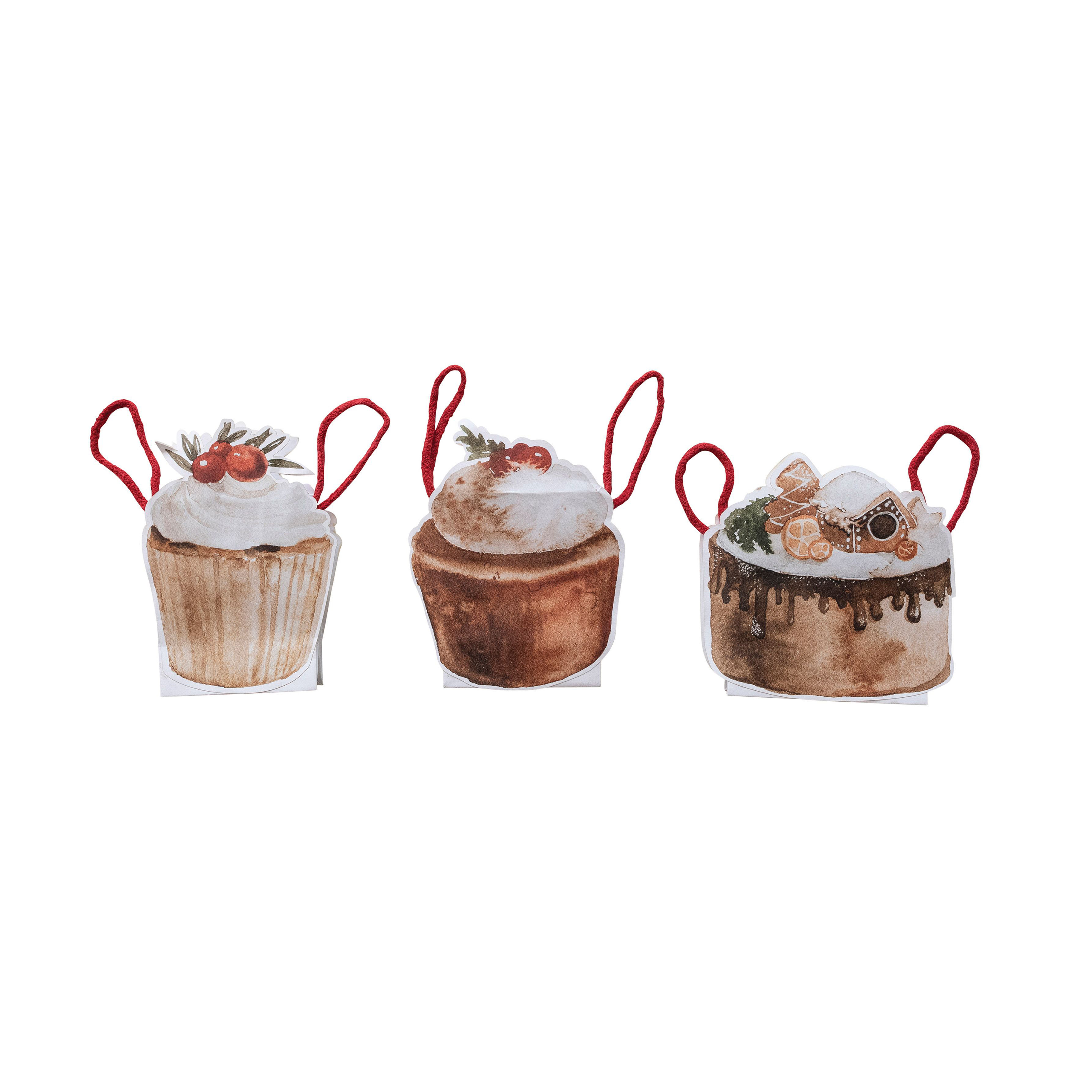 Creative Co-Op Printed Paper Cake Shaped Gift Bag | Wayfair