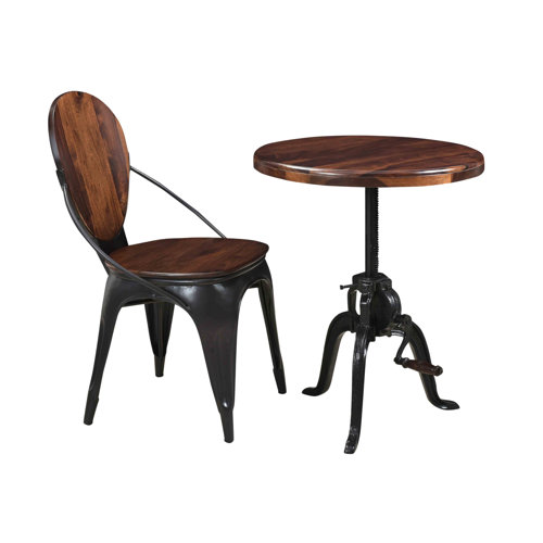 Williston Forge Lincya Round Solid Wood Dining Table & Reviews | Wayfair