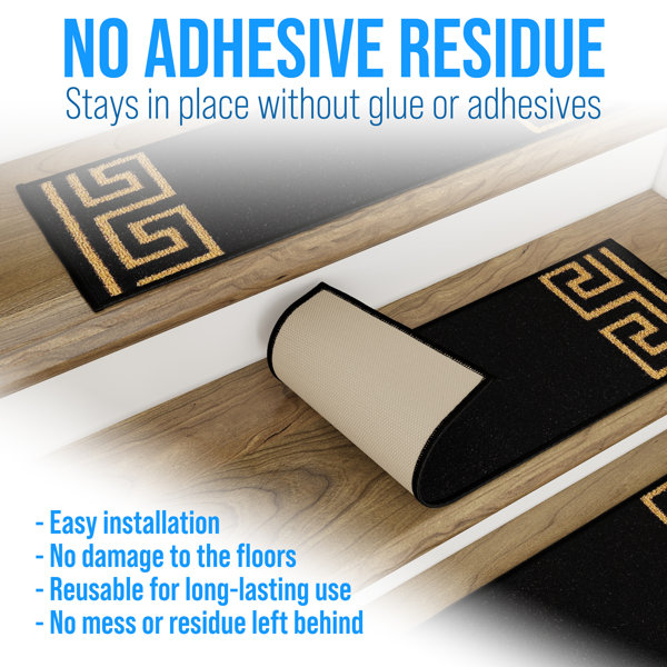 Mercer41 Slip-Resistant, Non-Adhesive, Durable, Stain-Resistant ...