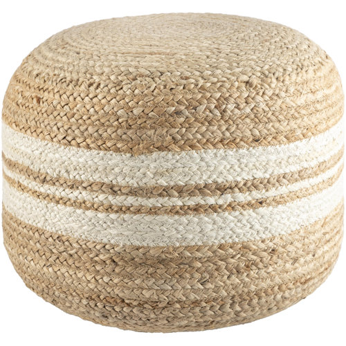 Farmhouse & Rustic Round Ottomans | Birch Lane