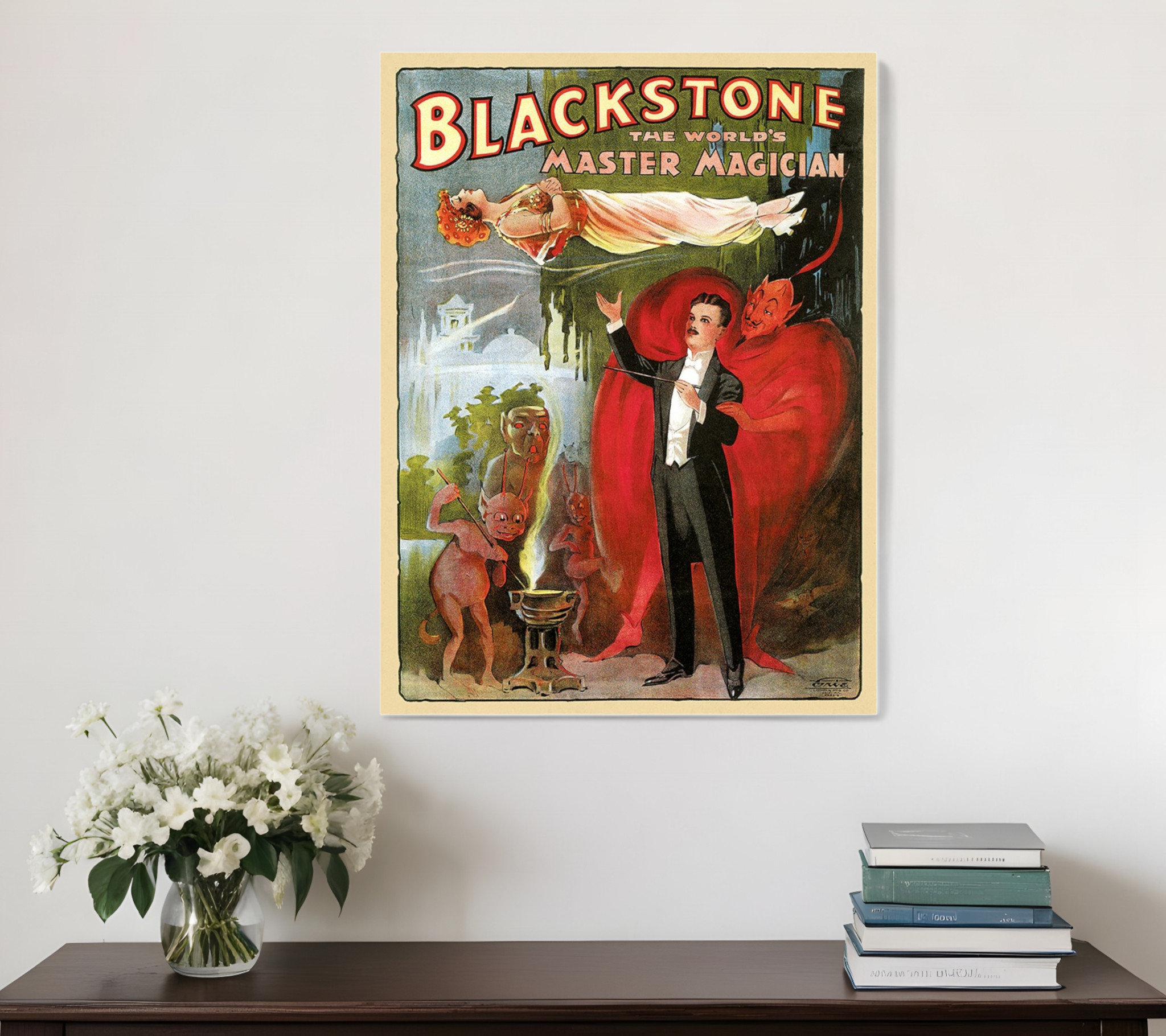 Trinx Vintage 1934 Blackstone Magic Unframed Print Wall Art - Wayfair ...