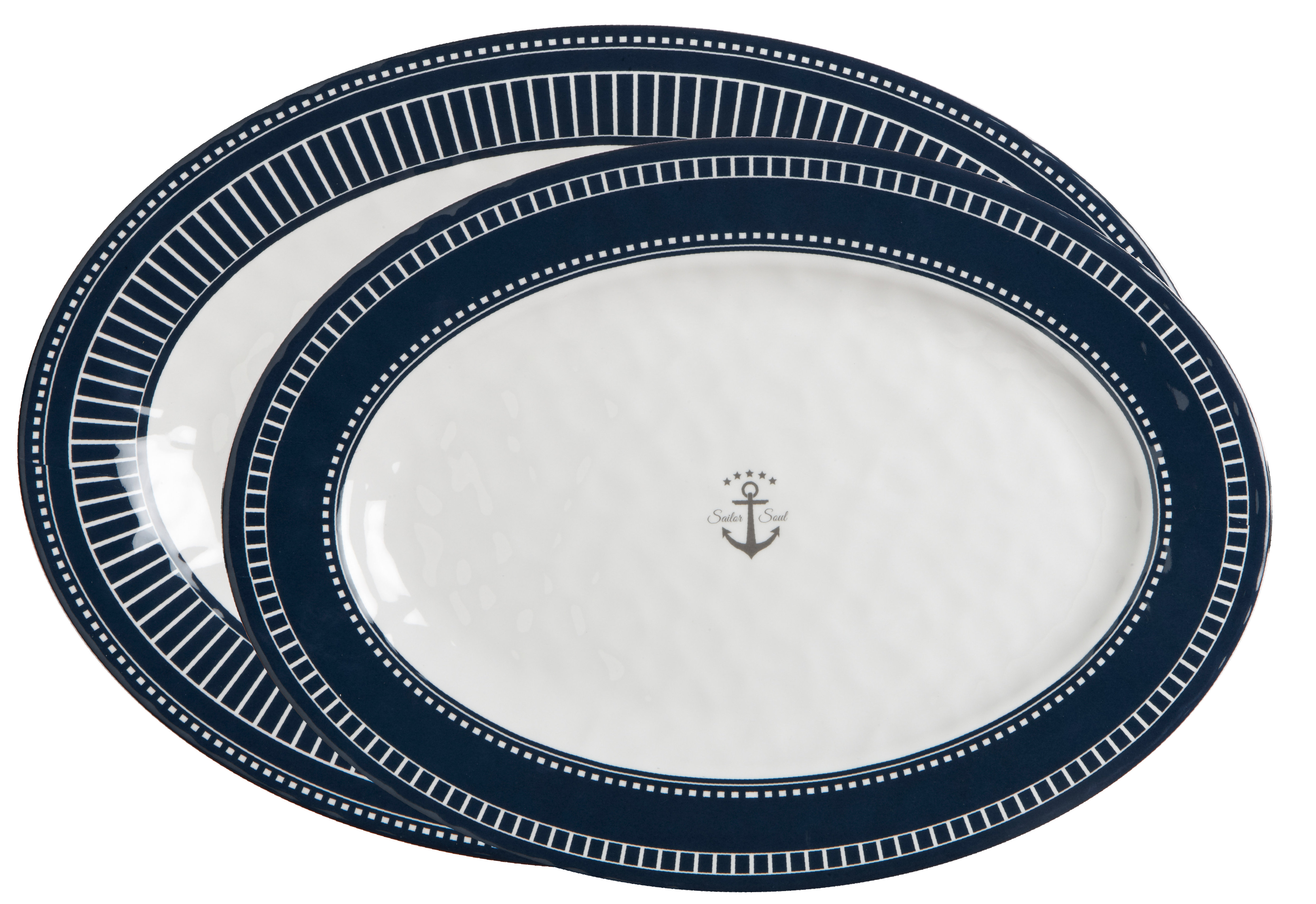 Breakwater Bay 2 Piece Oval Serving Platter Set - Sailor Soul - Wayfair ...