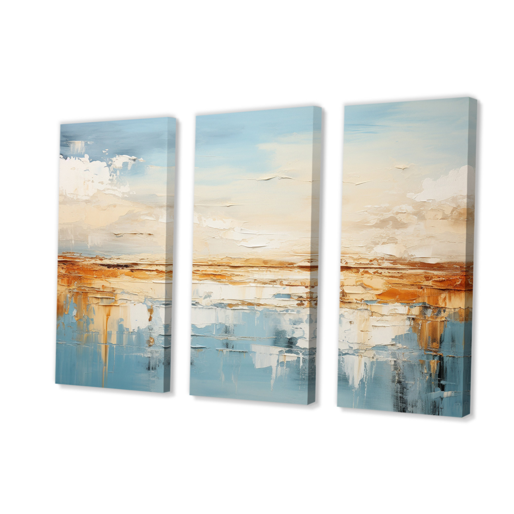 Highland Dunes Coastal Beach Sand Whispers II - Modern Canvas Art Print ...