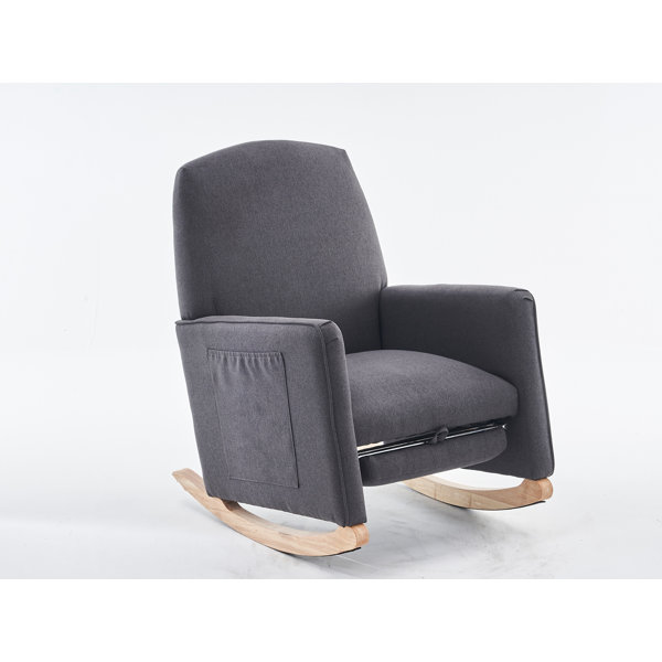George Oliver Lebbie Upholstered Rocking Chair | Wayfair