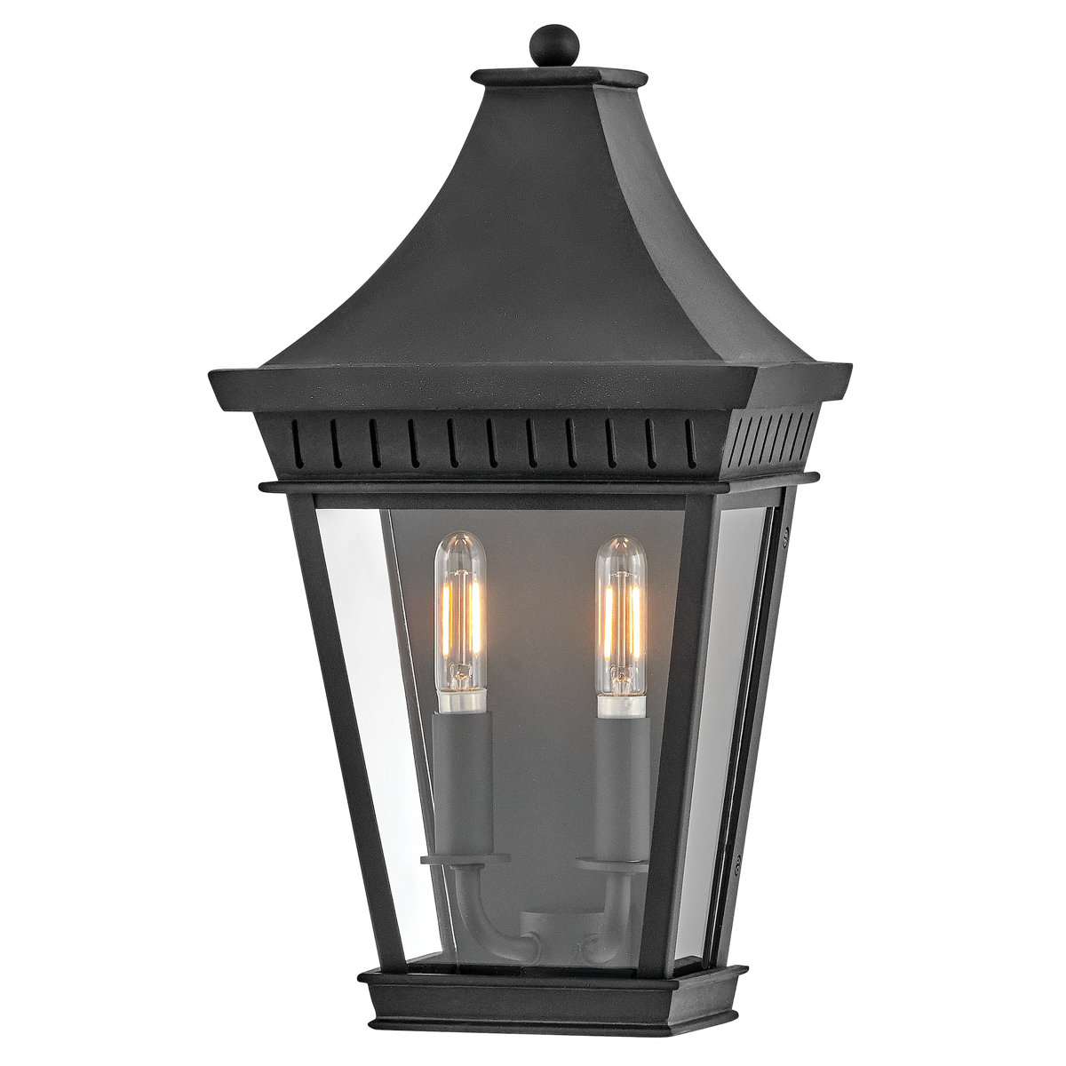 Hinkley Chapel Hill 2-Light Outdoor Aluminum Wall Mount Lantern | Wayfair