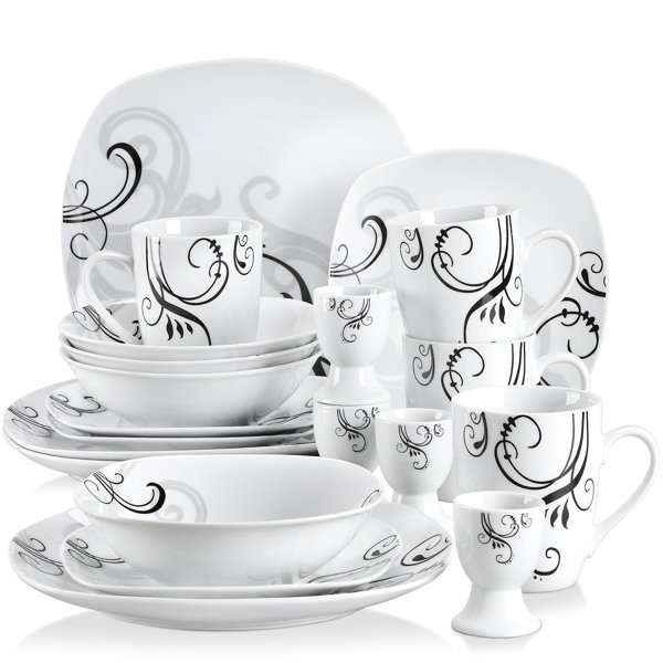 Blue Elephant Zoec Porcelain China Dinnerware - Set of 20 | Wayfair.co.uk