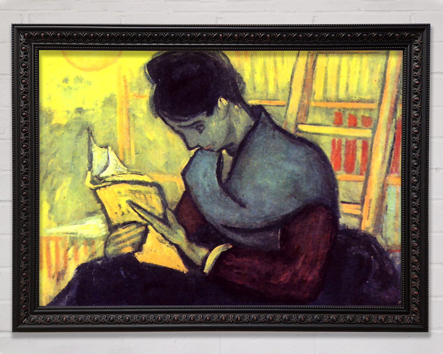 Ophelia & Co. The Novel Reader by Vincent Van Gogh - Picture Frame ...
