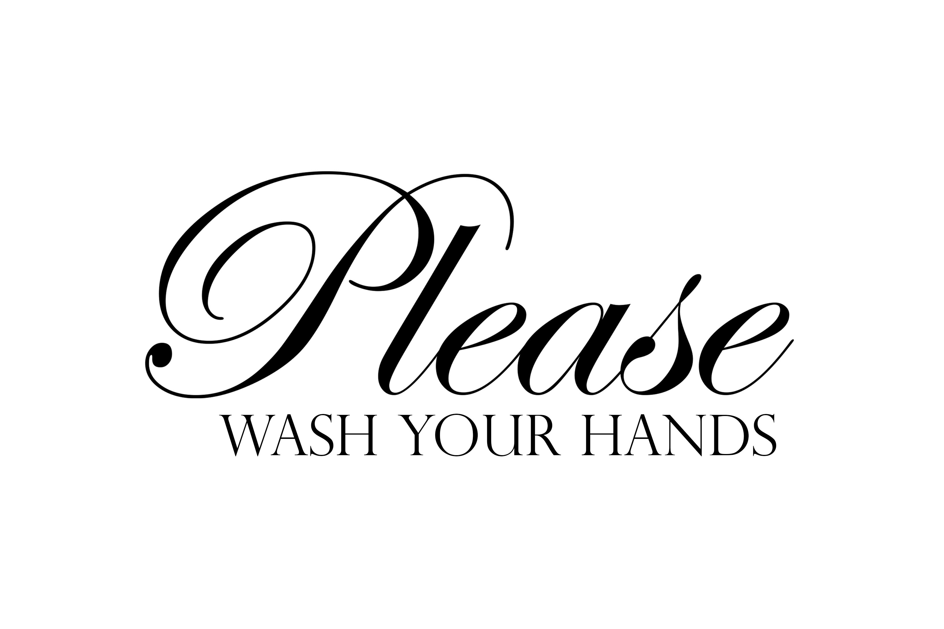 Happy Larry Please Wash Your Hands | Wayfair.co.uk