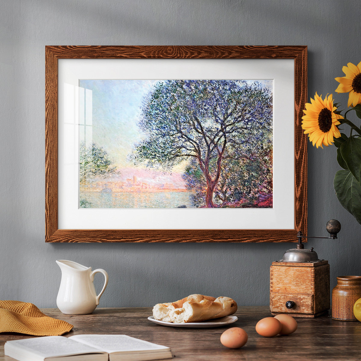 Red Barrel Studio® Antibes Seen from the Salis Gardens, Evening Effect ...