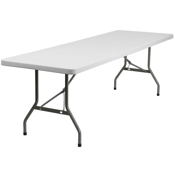 Amazingforless Plastic Rectangular Portable Folding Table & Reviews ...