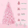 Mercer41 Christmas Trees,Artificial Pink Christmas Trees, with Auto ...