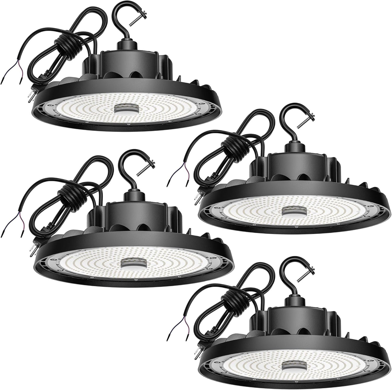 Co-t UFO LED High Bay Light 240W 36000LM Dimmable Commercial Lighting Fixture With 5000K ...