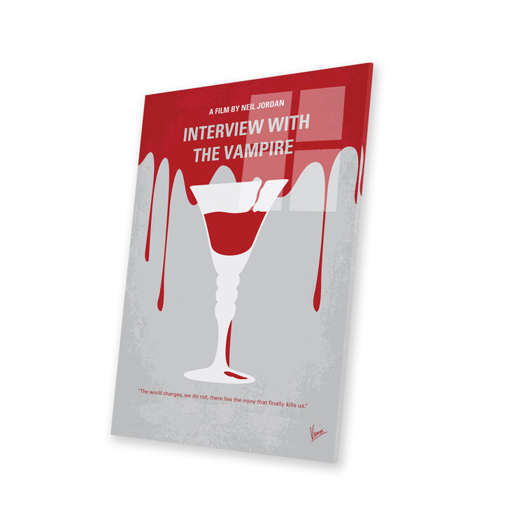 iCanvas My Interview With The Vampire Minimal Movie Poster Print On ...