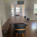 Union Rustic Lemay Iron Trestle Dining Table & Reviews - Wayfair Canada