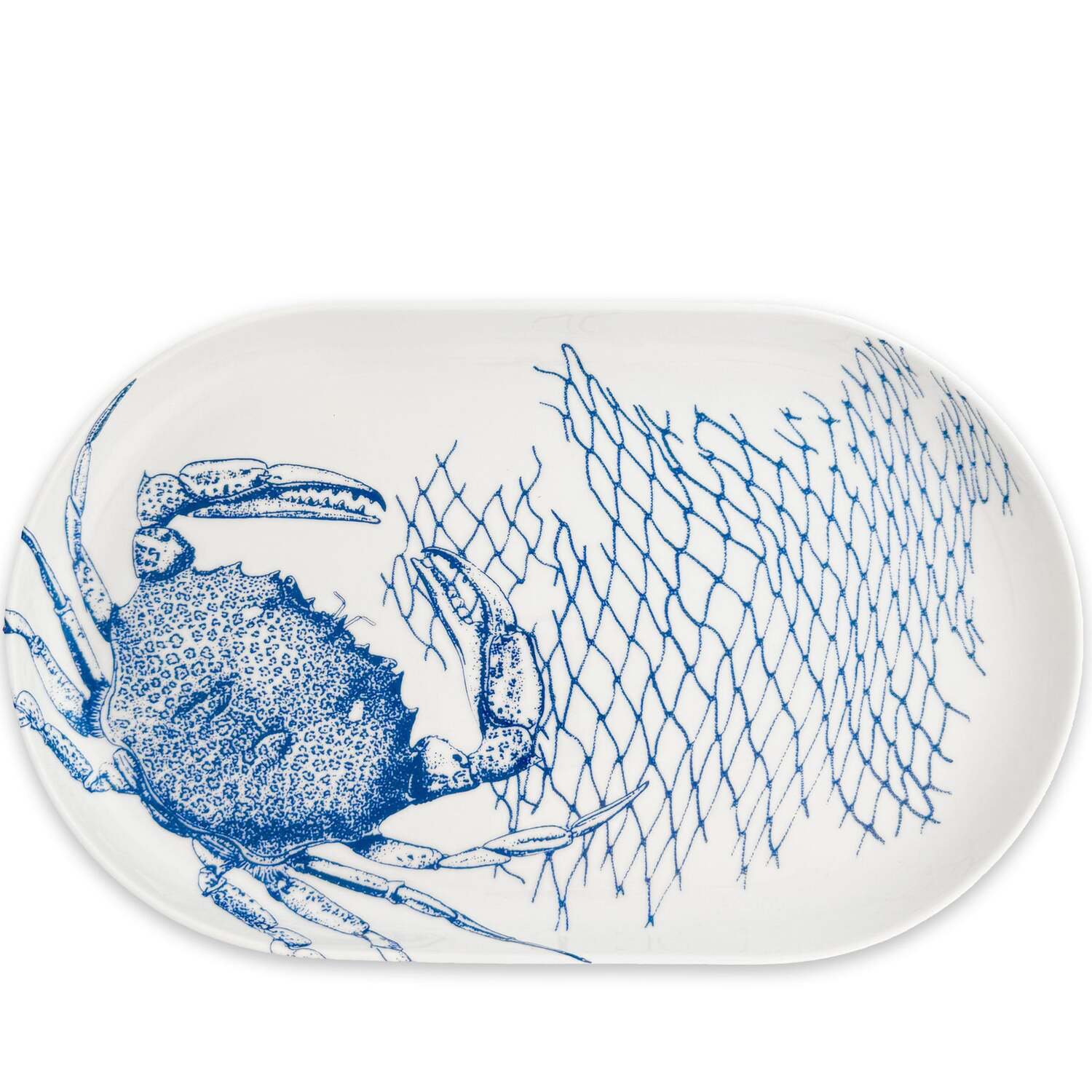 Caskata Crab Large Coupe Oval Platter | Wayfair