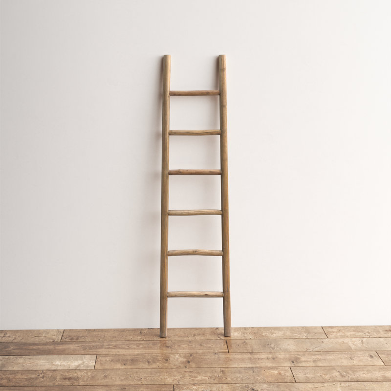 Kelly Clarkson Home 74.4'' Tall Wood Blanket Ladder & Reviews | Wayfair