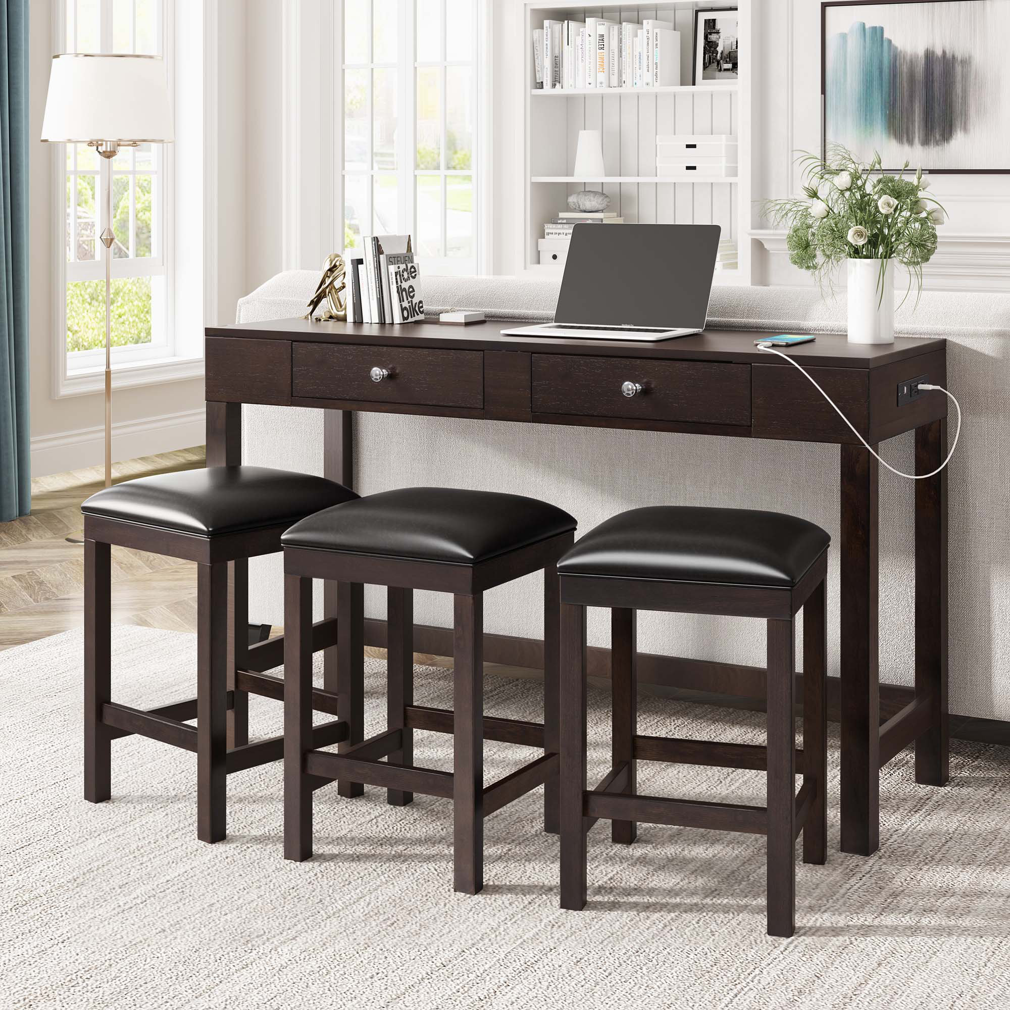 Winston Porter Cebrail 4 - Piece Dining Set | Wayfair