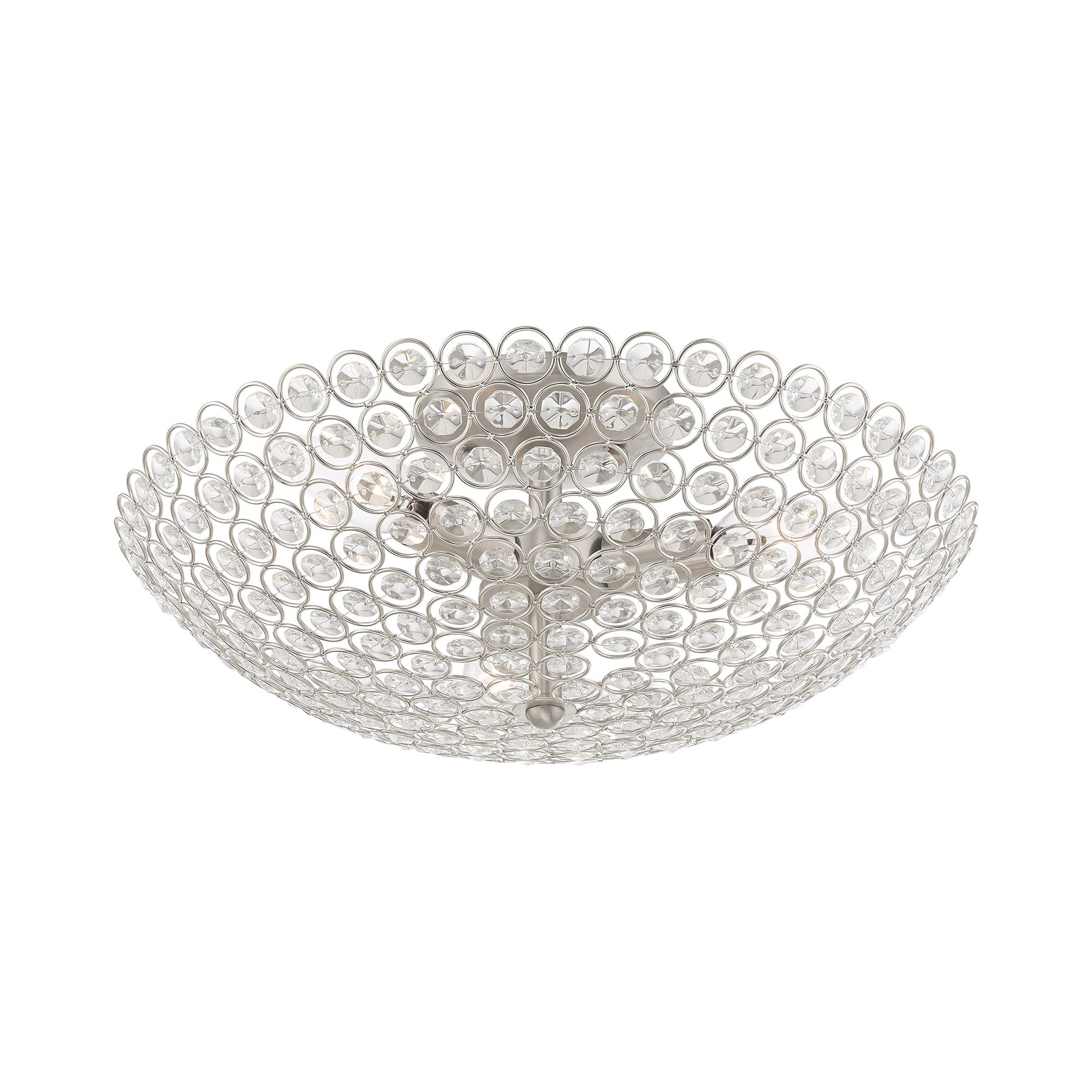House of Hampton® Ludie 3 - Light 16" Semi Flush Mount & Reviews | Wayfair