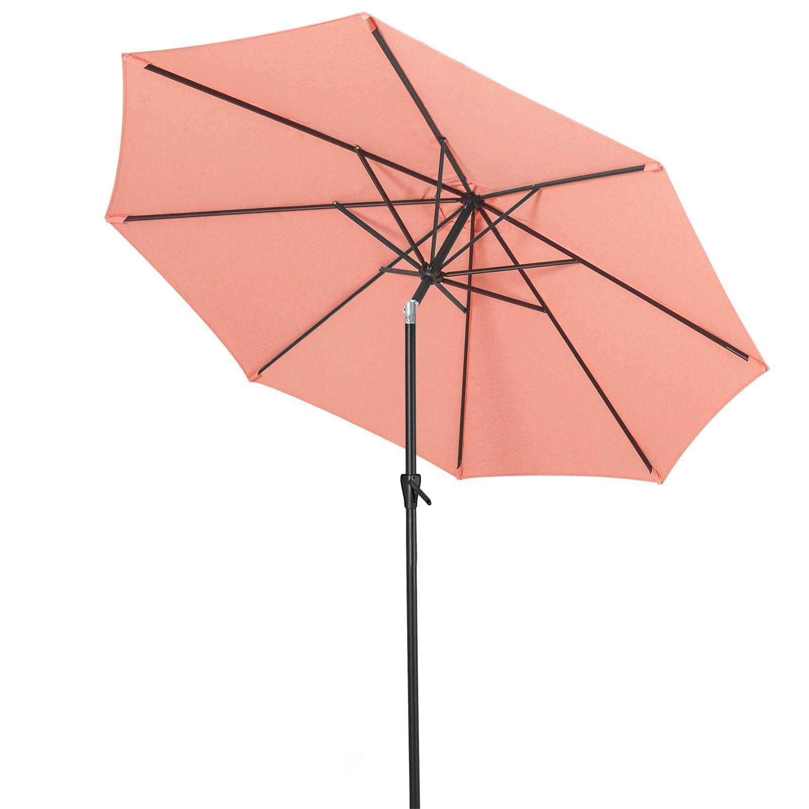 Dovecove Patio Market Outdoor Table Umbrella With Push Button Tilt And Crank,Large Sun Umbrella ...