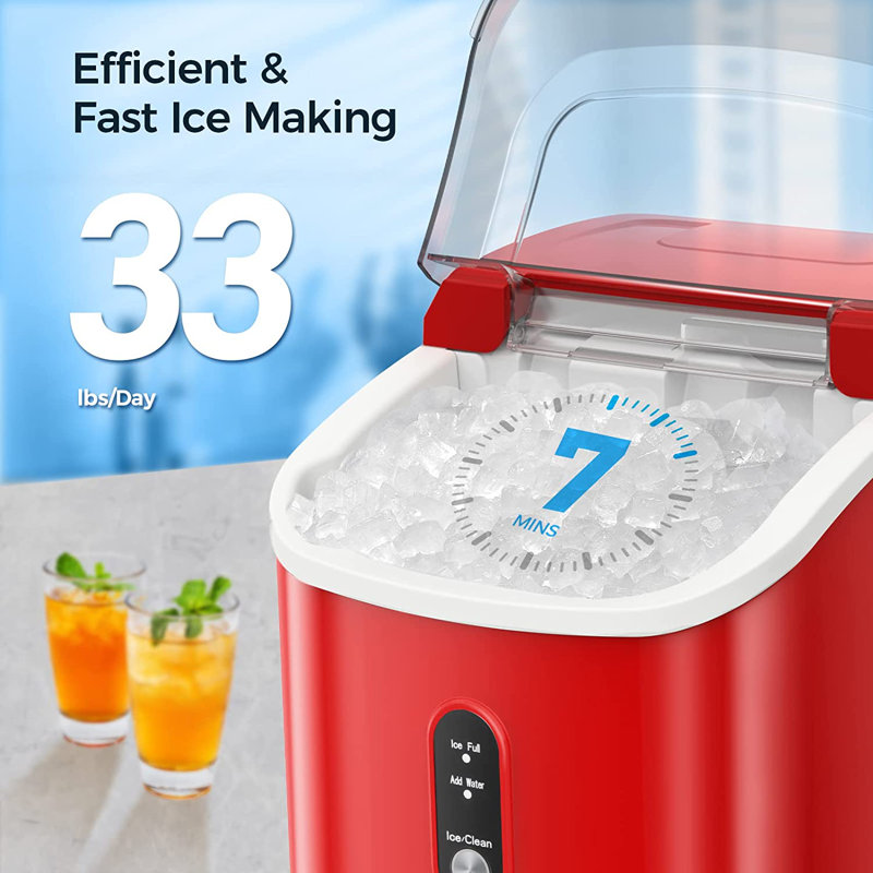 R.W.FLAME 33 Lb. Daily Production Nugget Clear Ice & Reviews | Wayfair