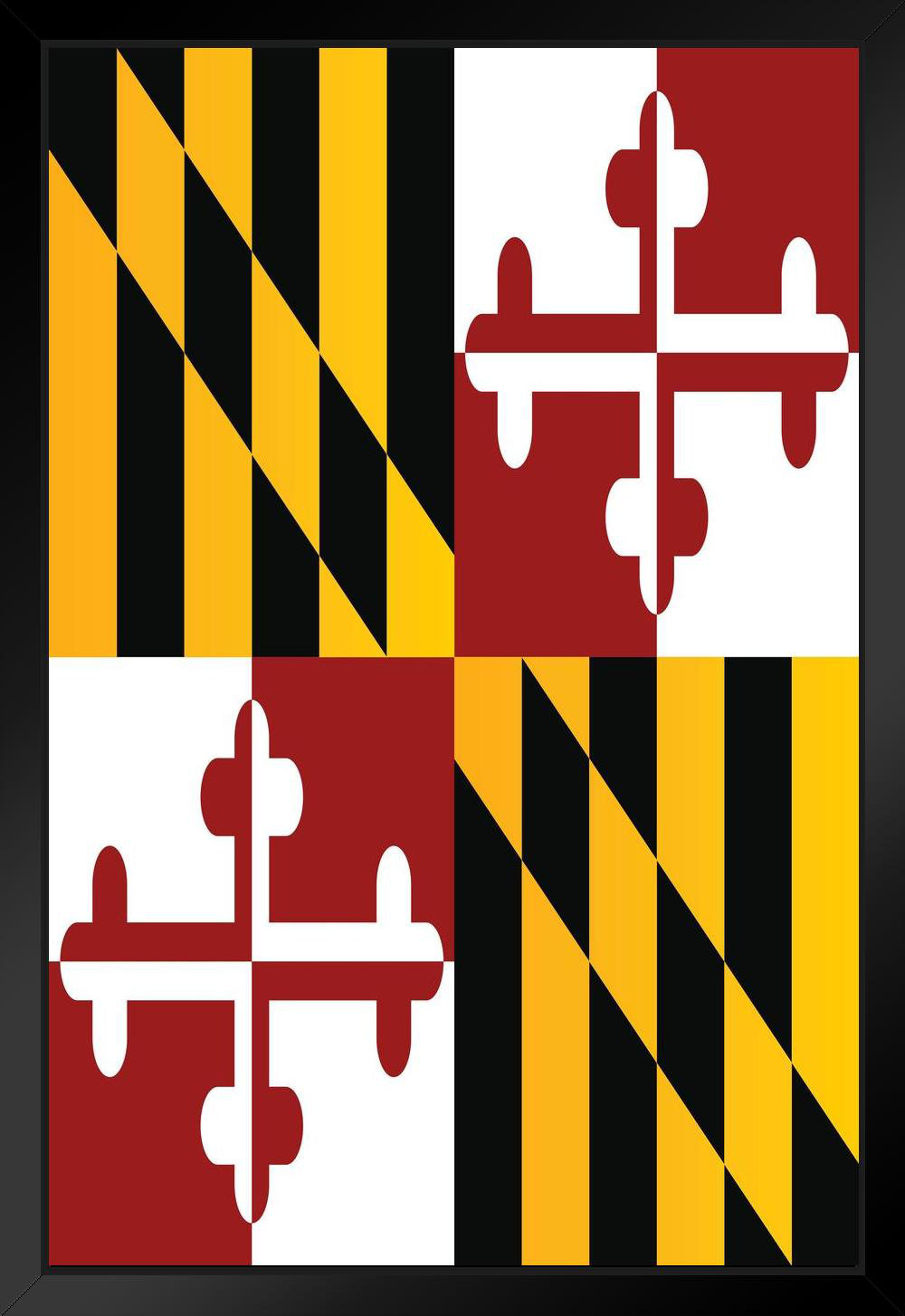 Red Barrel Studio® " Maryland Annapolis DMV State Flag Patriotic ...