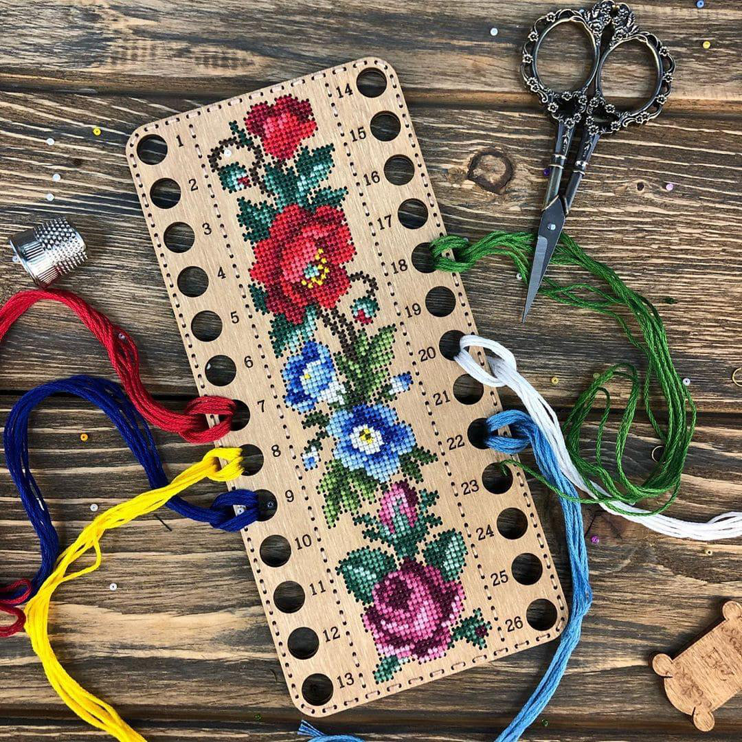 Wonderland Crafts Blank for embroidery with thread on wood FLHW-019 ...