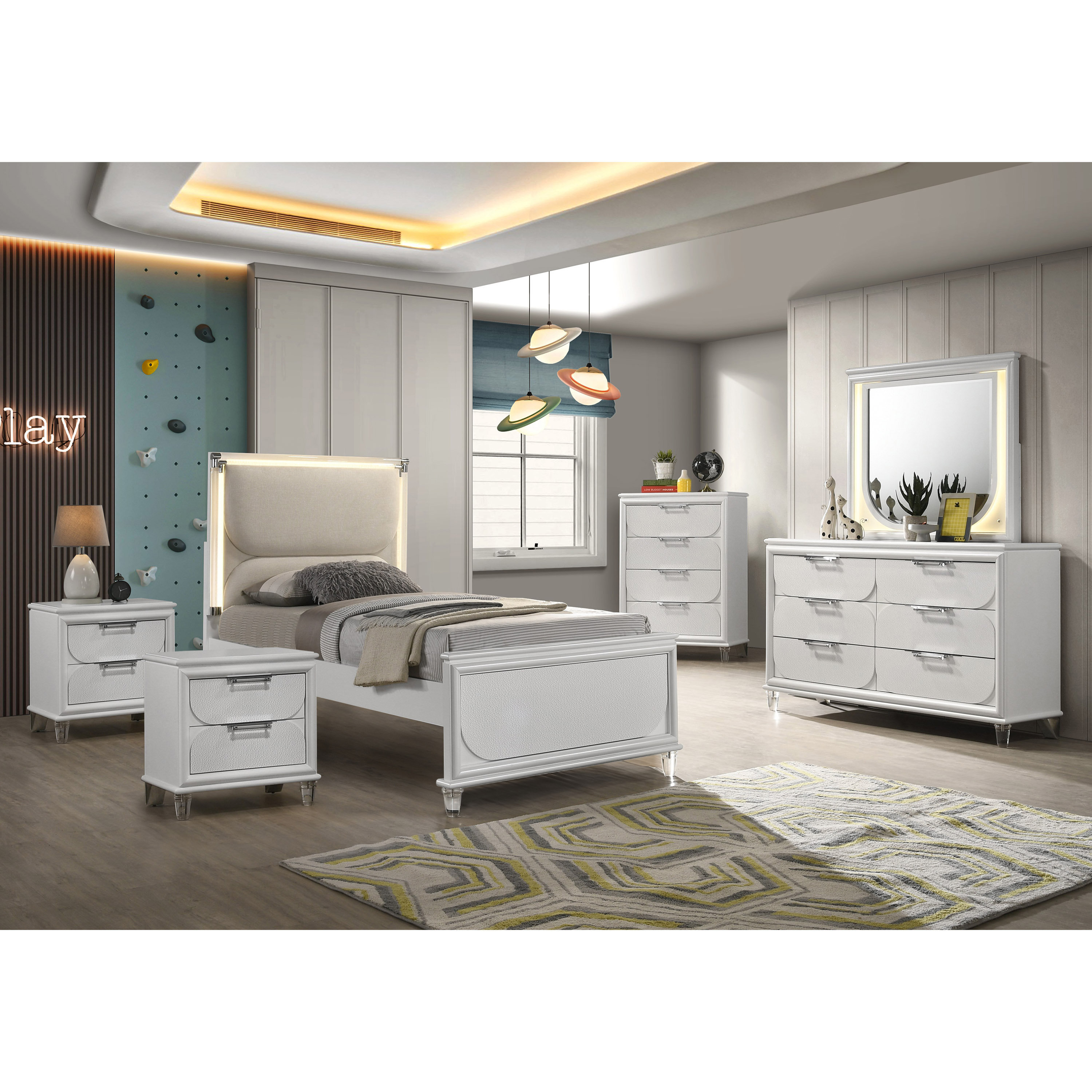 Wrought Studio™ Nyoka 6-Piece Bedroom Set | Wayfair