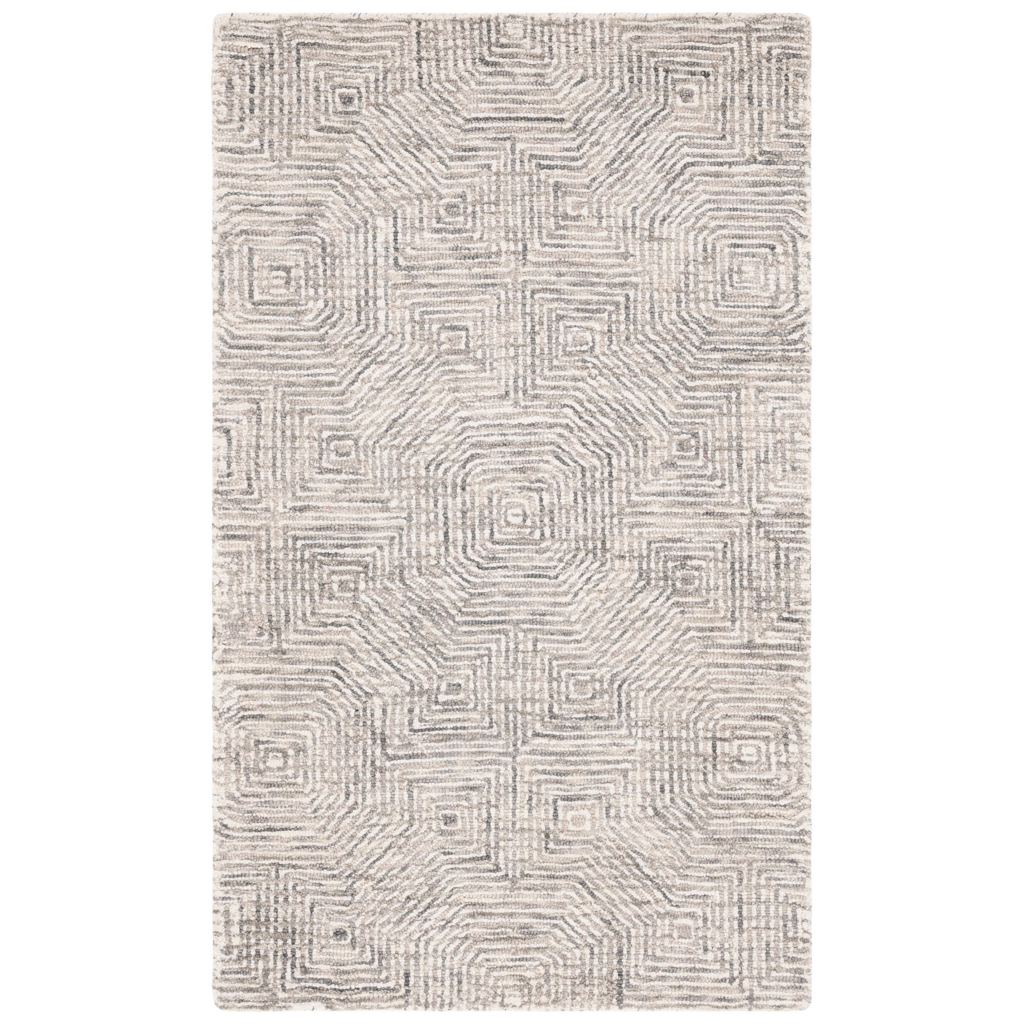 Union Rustic Deyoung Hand Tufted Wool Geometric Rug et Commentaires ...