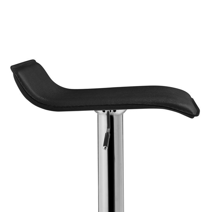 Mercer41 Garytt Swivel Adjustable Height Short Counter Stool | Wayfair