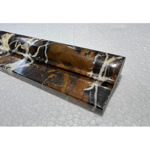 Tileville 2" x 12" Michael Angelo Marble Polished Marble Ogee Chair ...