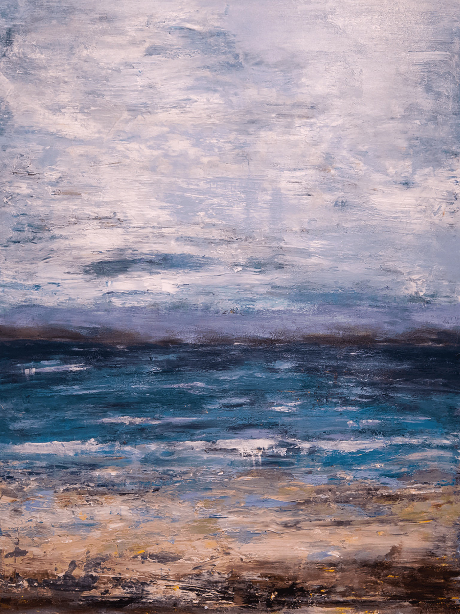 John Beard Collection Summer Sky by John Beard - Artist Enhanced Canvas ...