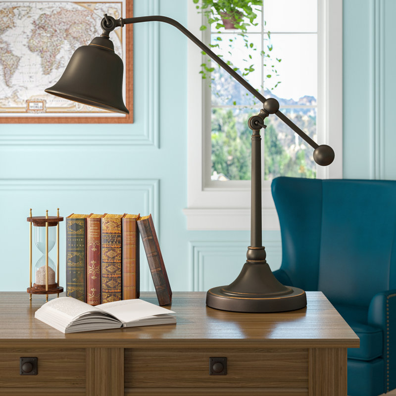 Charlton Home® 37.5" Bronze Desk Lamp & Reviews | Wayfair
