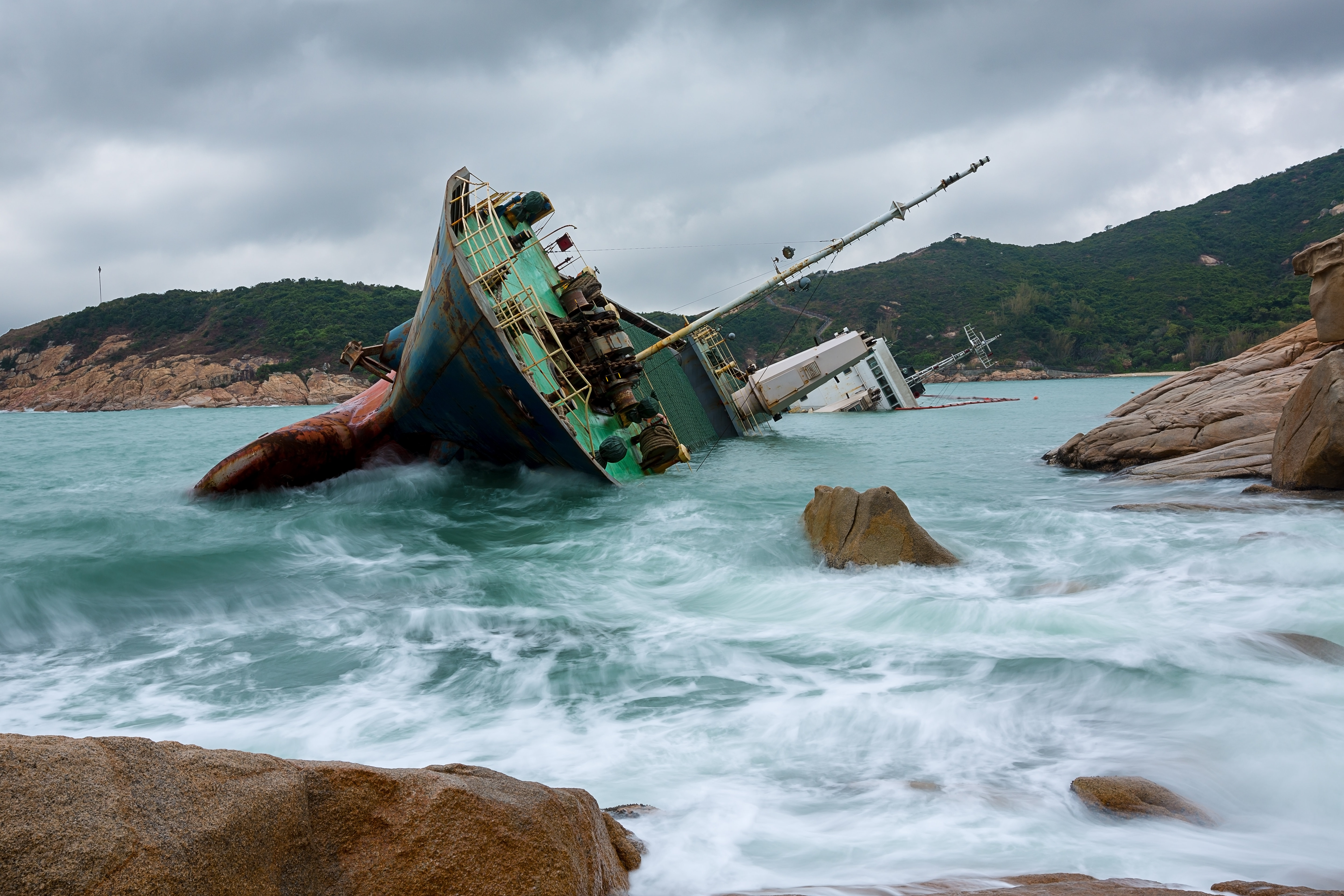 Breakwater Bay Shipwreck - Wrapped Canvas Print | Wayfair