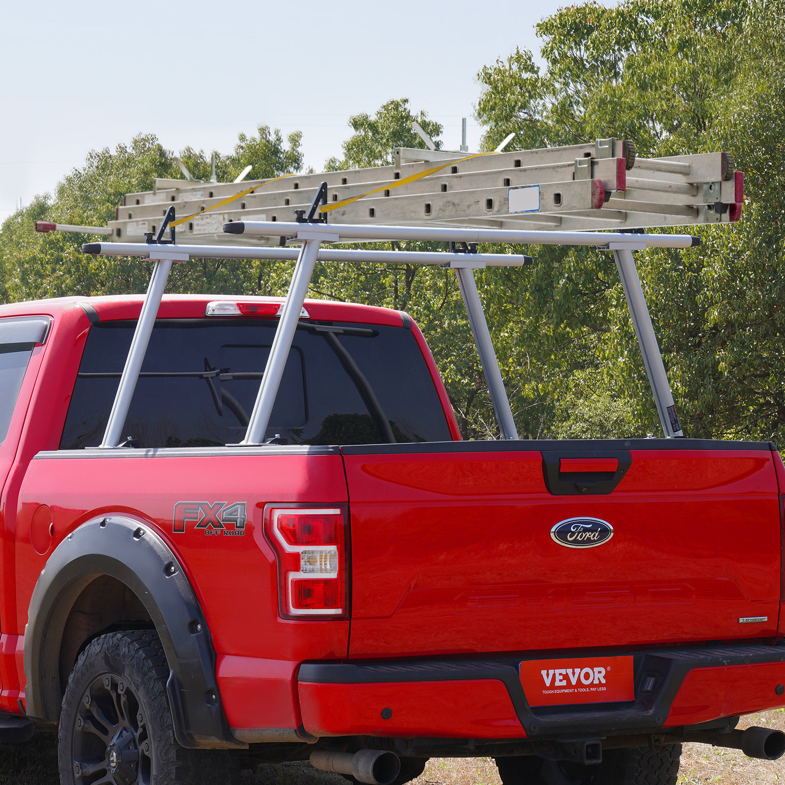 VEVOR Truck Rack, 800 lbs Capacity, 71" Aluminum Ladder Rack | Wayfair