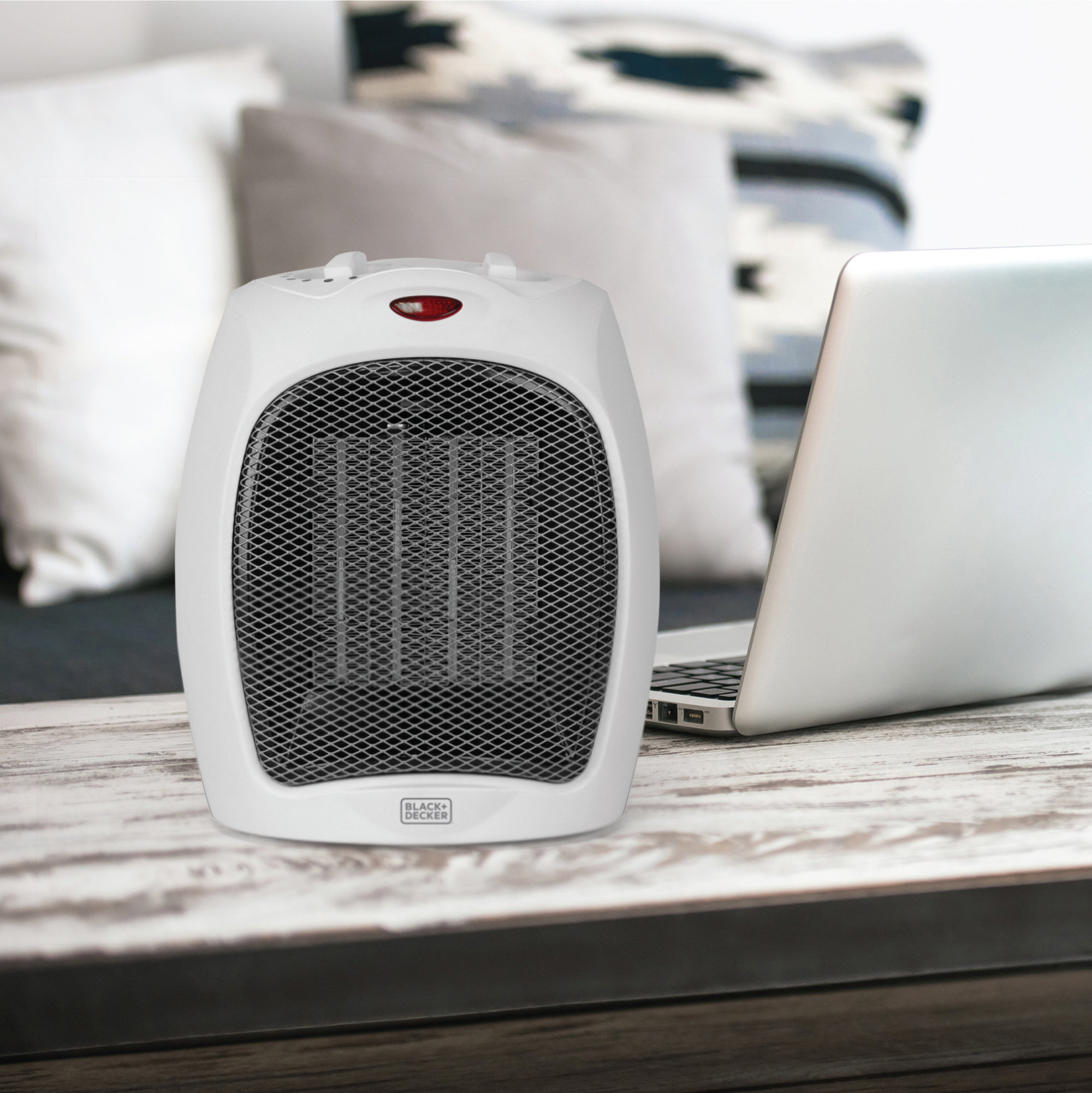 Black + Decker Personal 1500 Watt Electric Fan Compact Heater with ...